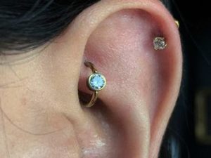Rook Piercing 50 Ideas Jewelry Pros & Cons - Right Piercing