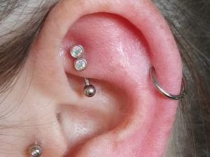 Rook Piercing 50 Ideas Jewelry Pros & Cons - Right Piercing