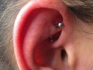 Rook Piercing 50 Ideas Jewelry Pros & Cons - Right Piercing